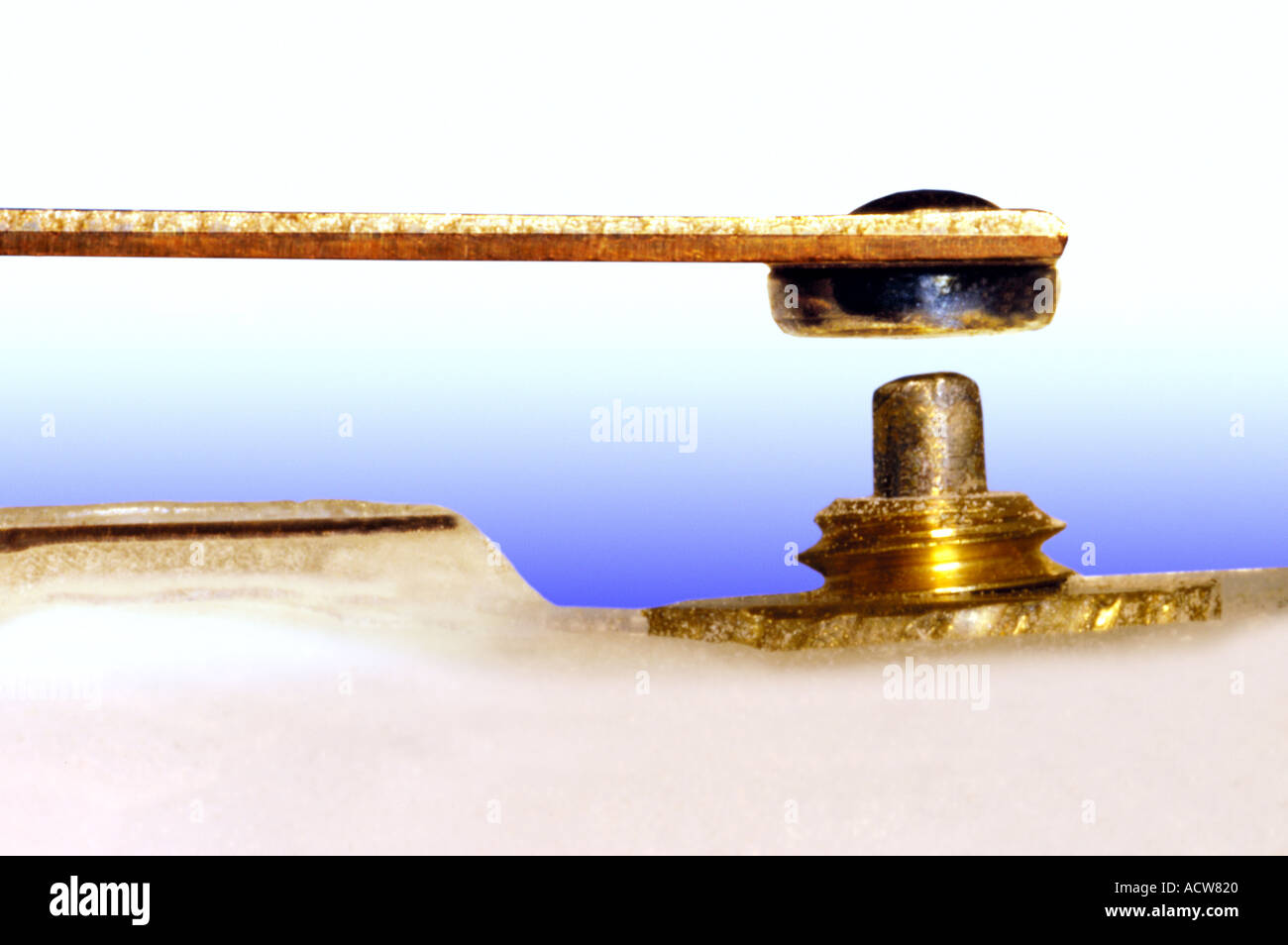 bimetallic strip thermostat Stock Photo - Alamy