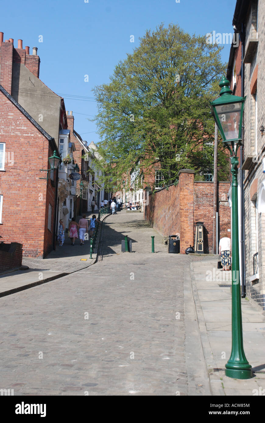 Steep Hill, City of Lincoln Stock Photo - Alamy