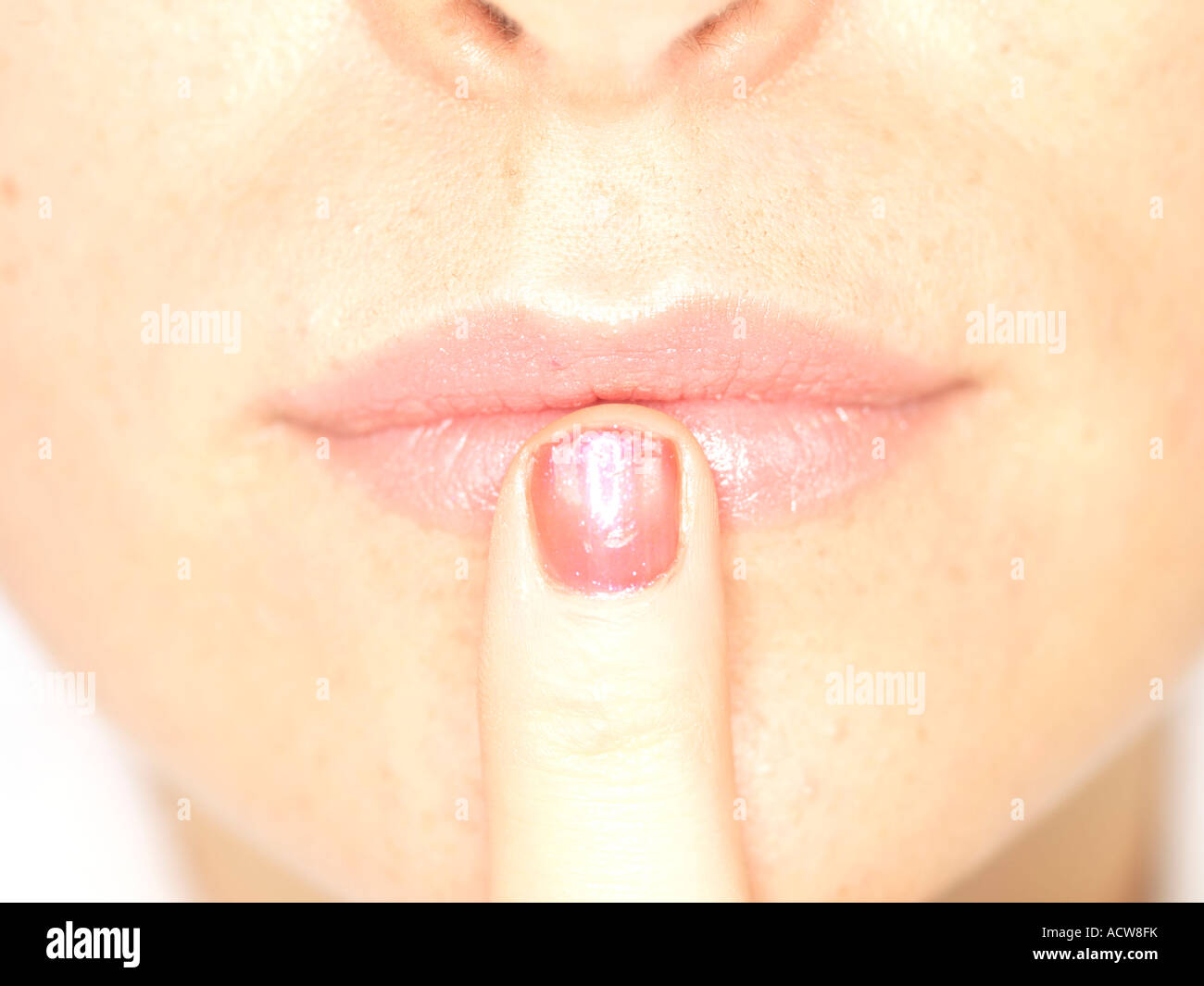 Hand signals woman hi-res stock photography and images - Alamy