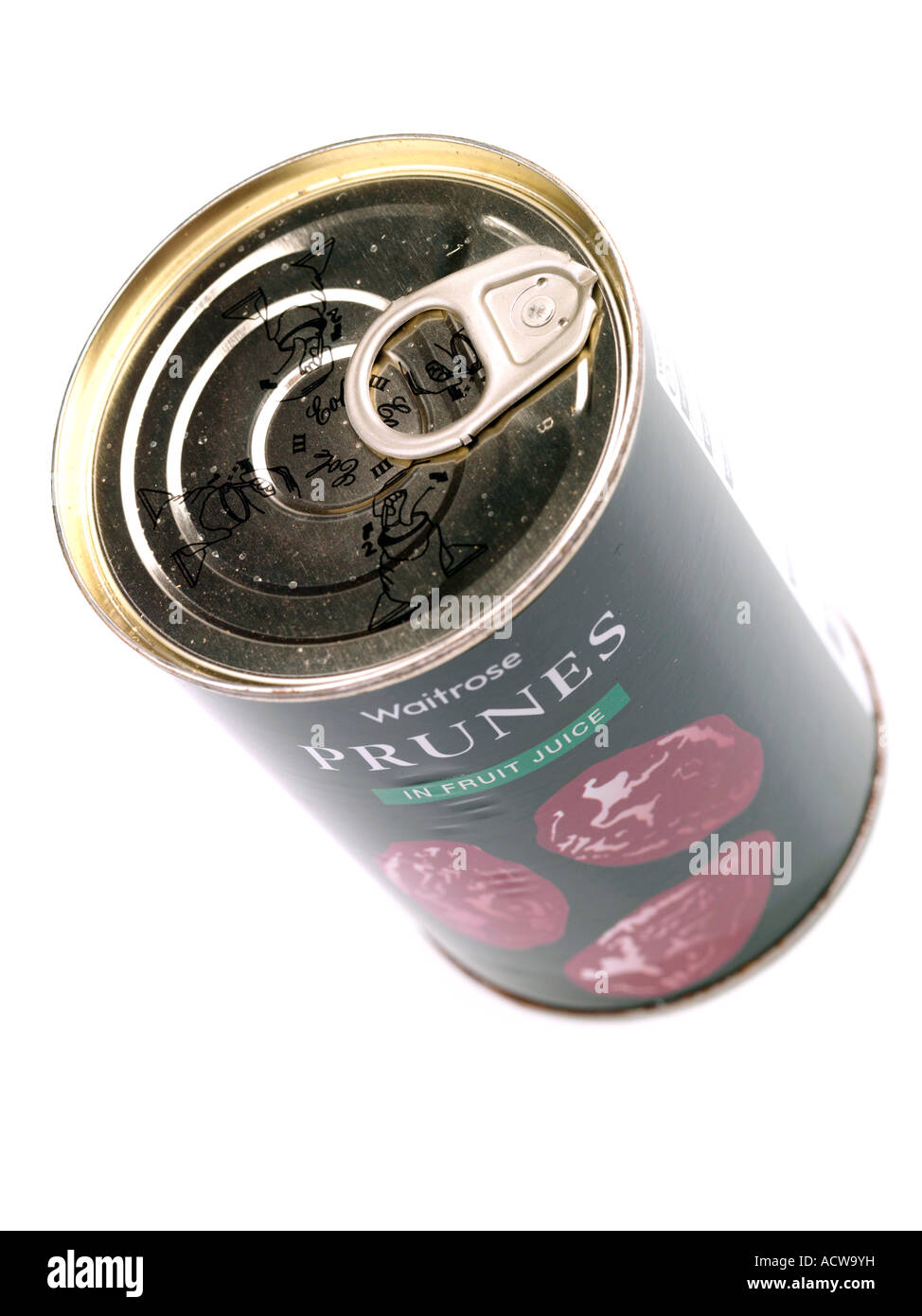 Prunes can tin fruit hi-res stock photography and images - Alamy
