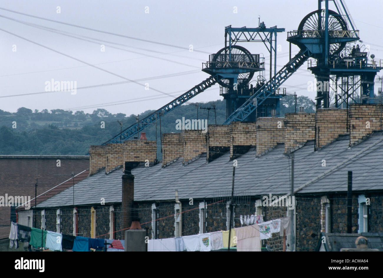 Coal mining village south wales hi-res stock photography and images - Alamy