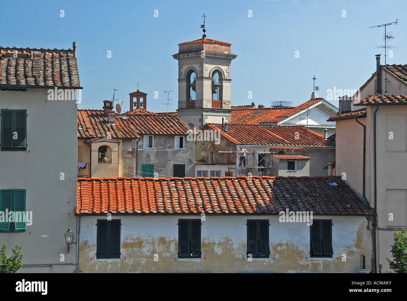 Townscape . Lucca , Tuscany , Northern Italy , Europe Stock Photo - Alamy