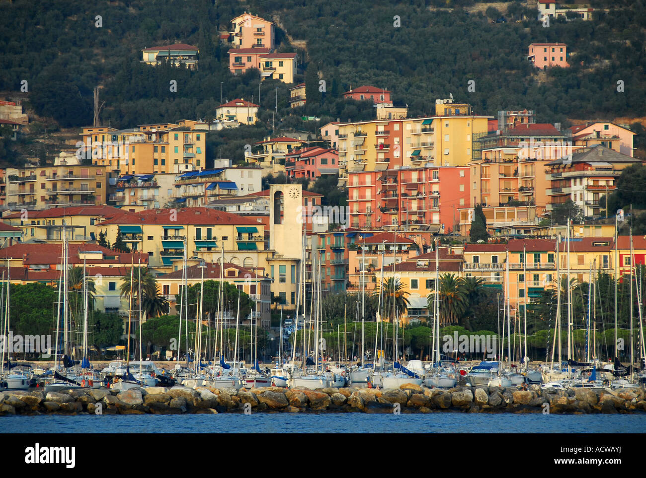 The harbour , Lerici , Liguria , Northern Italy , Europe Stock Photo ...
