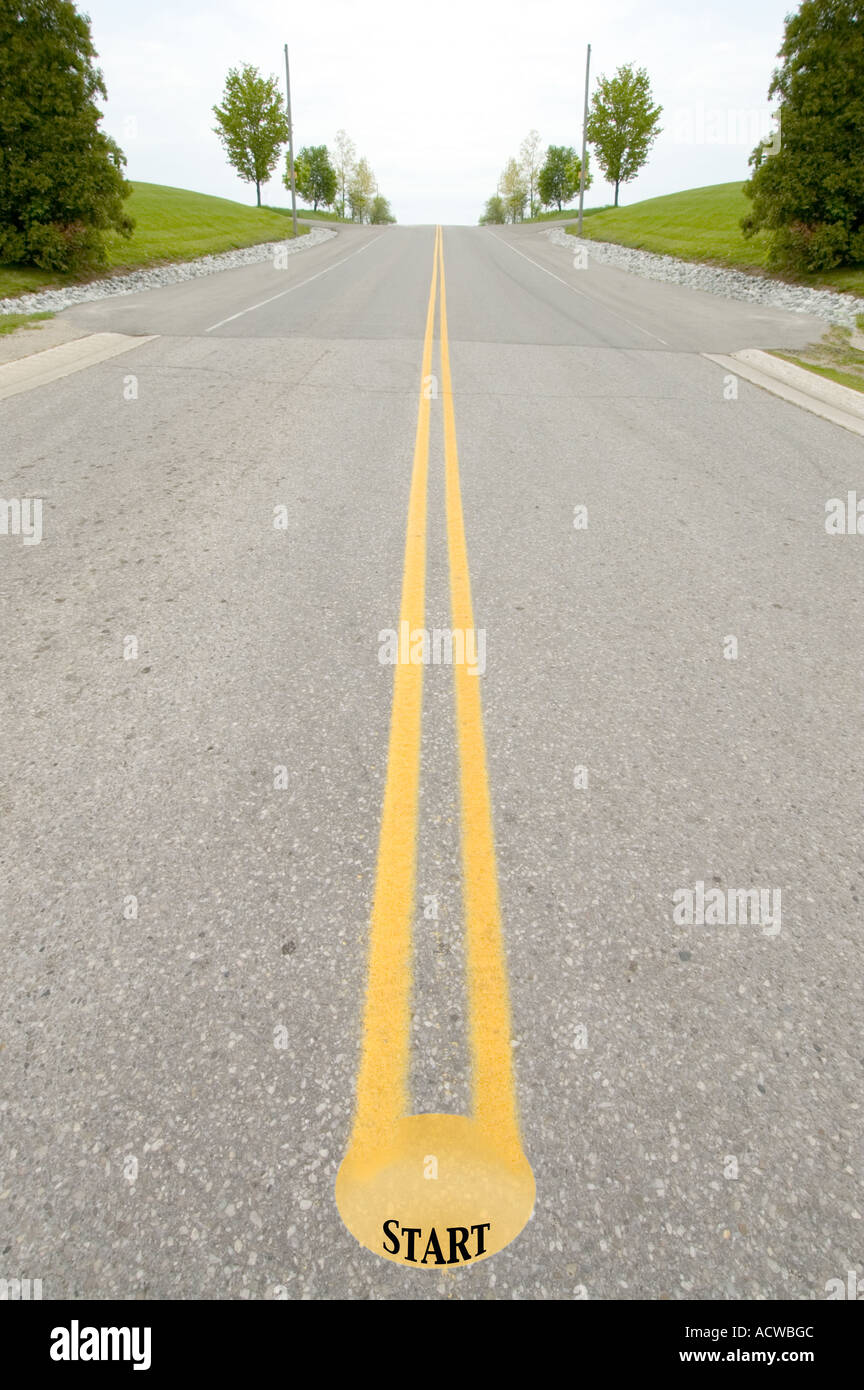 Road to the future and unknown destination Stock Photo - Alamy