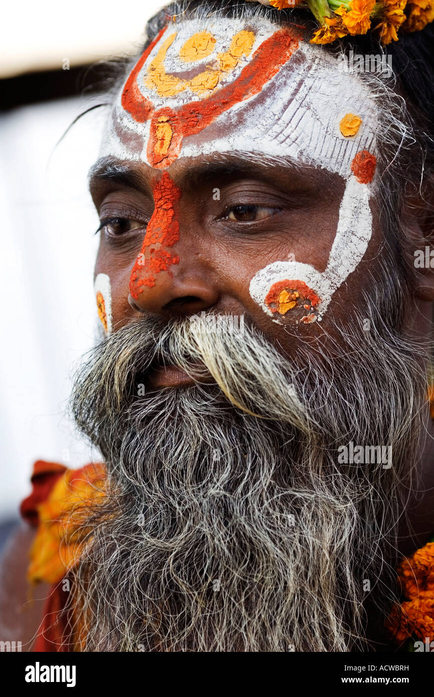 India face painting hi-res stock photography and images - Alamy