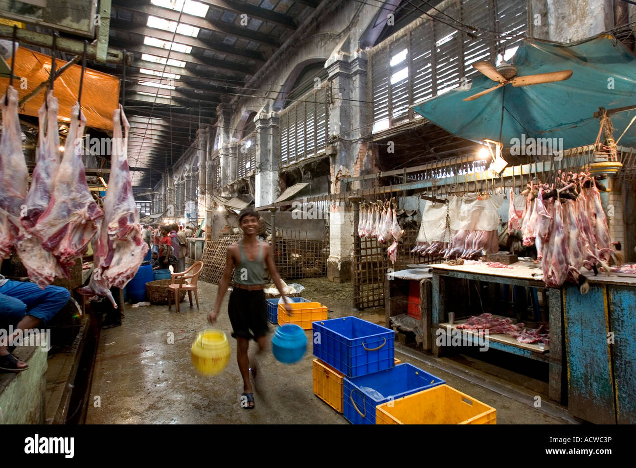 Hogg market Calcutta Kolkata India Stock Photo - Alamy