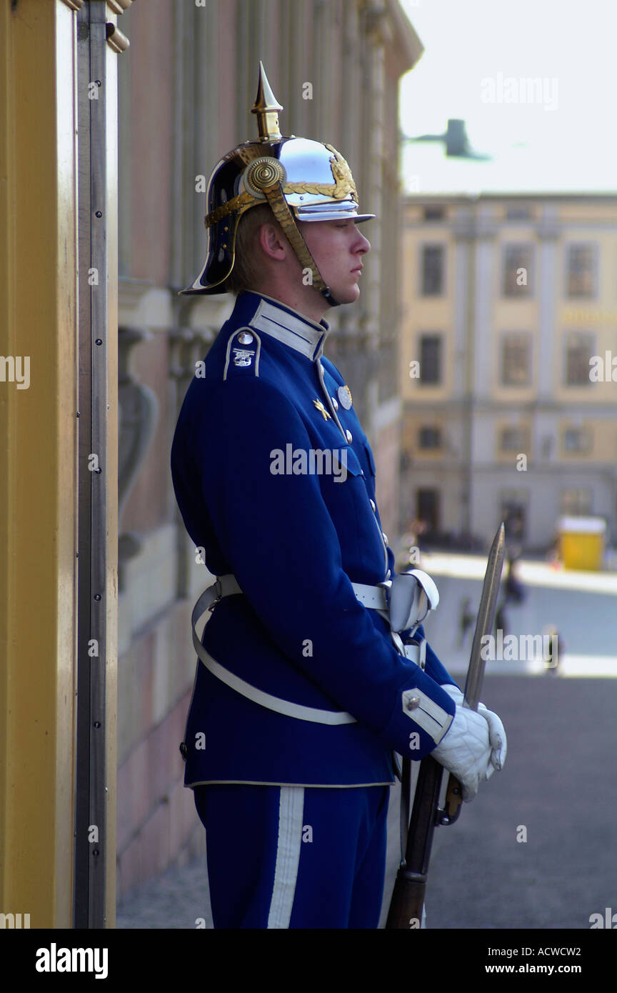 Swedish royal palace guard hi-res stock photography and images - Alamy
