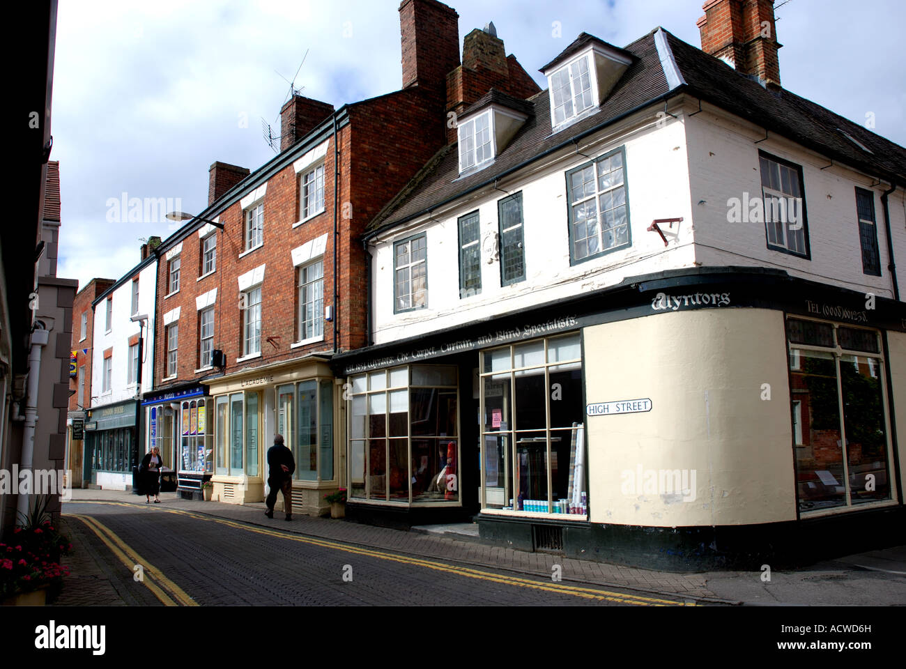 High Street, Shipston-on-Stour, Warwickshire, England, UK Stock Photo ...