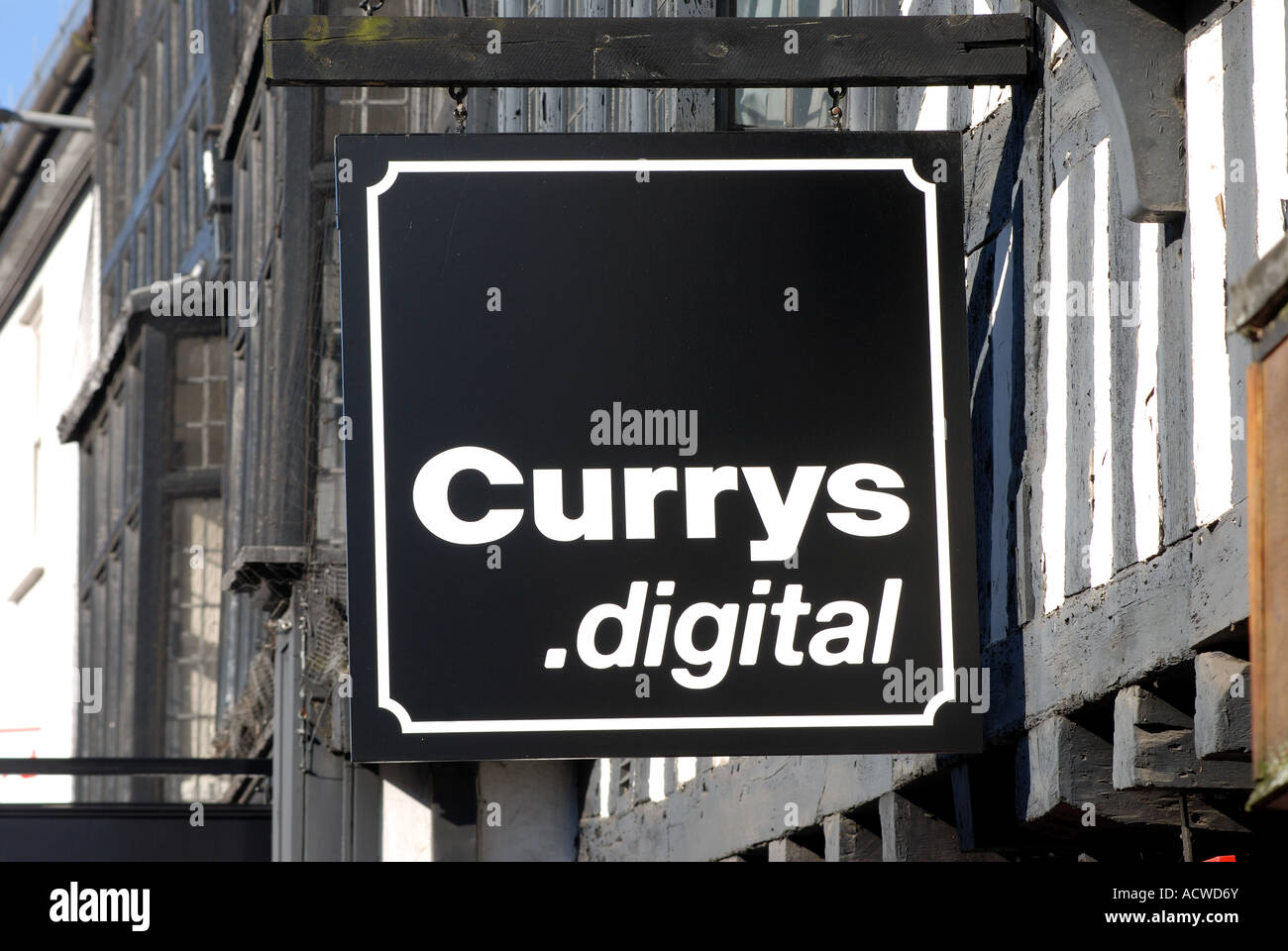 Currys digital sign on store, Stratford-upon-Avon, Warwickshire ...