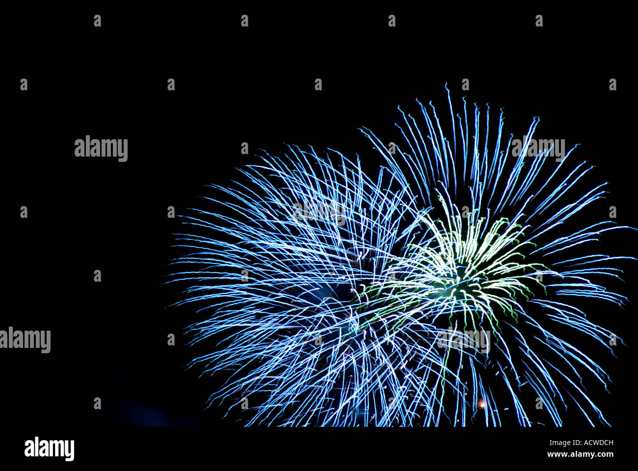 Fireworks display blue sky hi-res stock photography and images - Alamy
