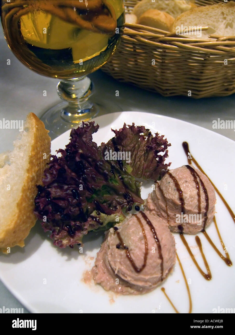 A delicious tapas pate of partridge in the renowned Cafe Europa tapas ...