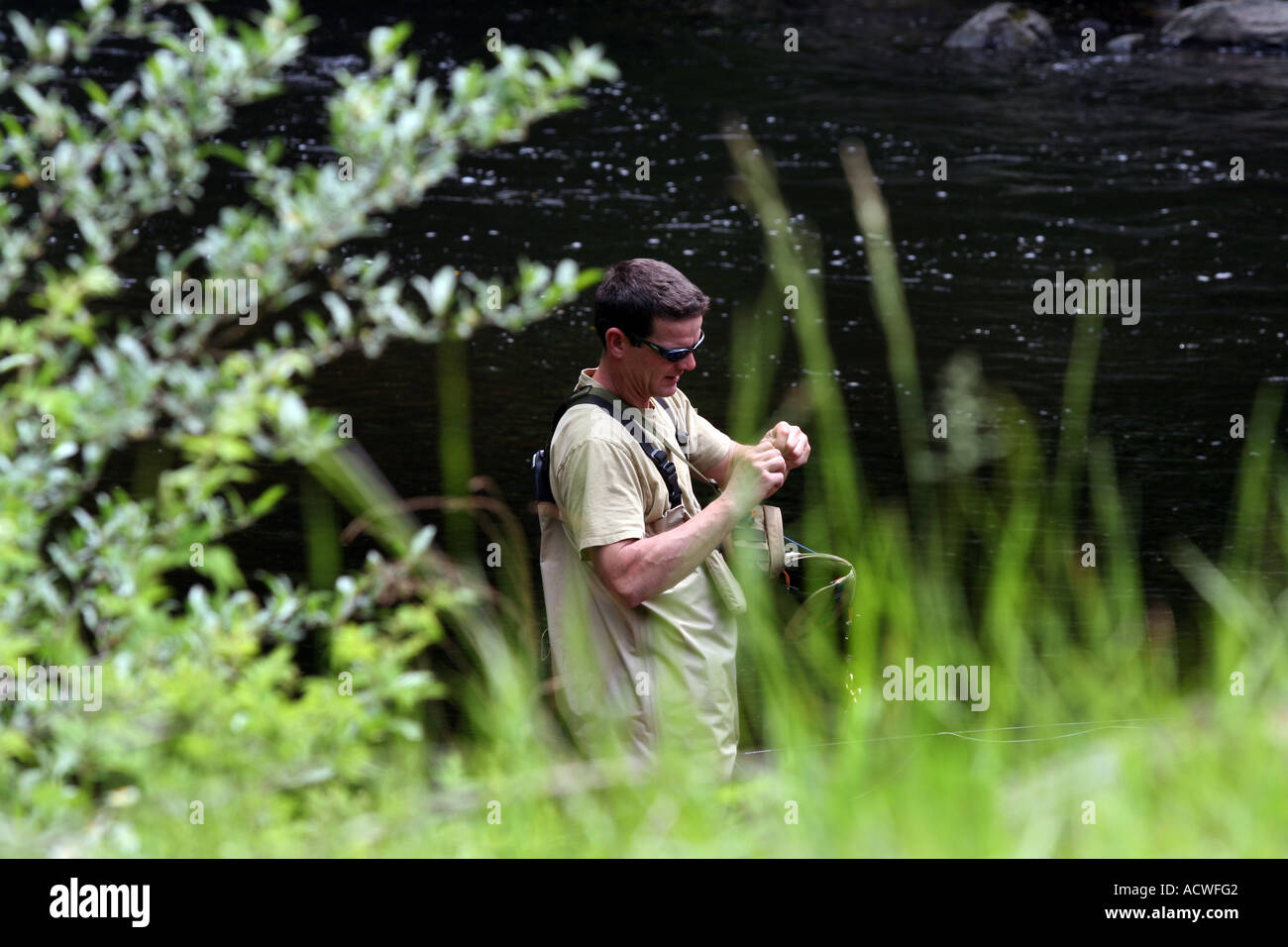 Flyfishing spring hi-res stock photography and images - Alamy
