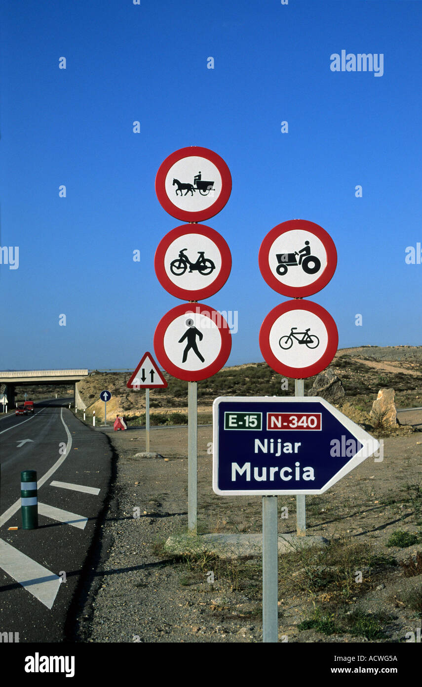 Traffic Signs And Meanings In Spanish