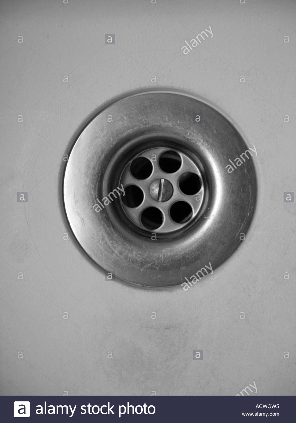 A sink and plughole Stock Photo - Alamy