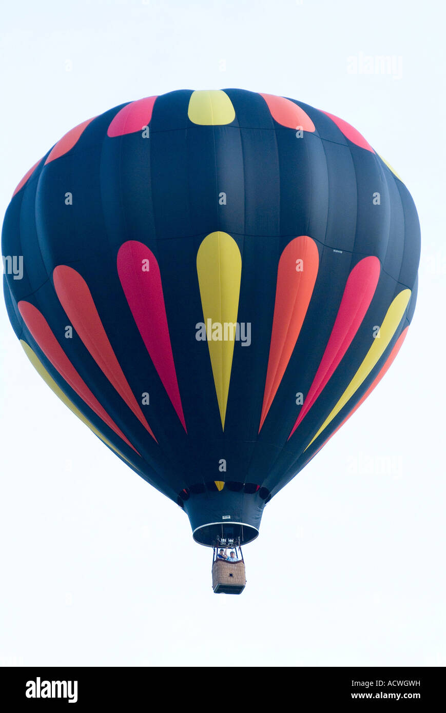 MULTI COLOR HOT AIR BALLOON Stock Photo - Alamy