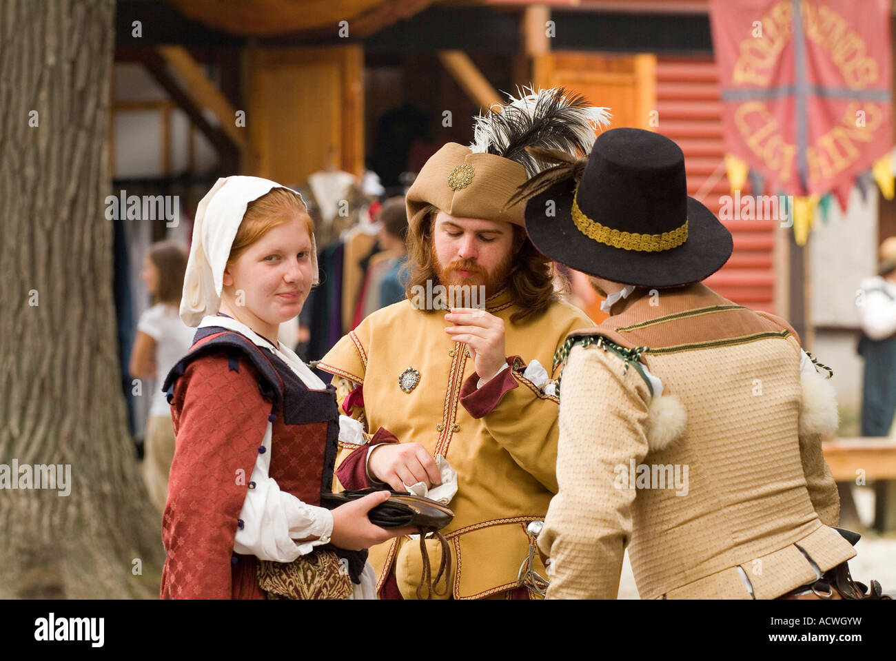 Renaissance dresses hi-res stock photography and images - Alamy