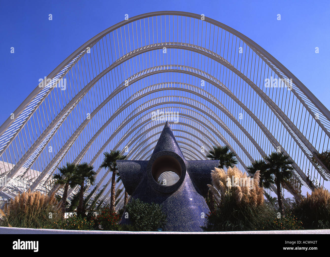 Umbracle City of Arts & Sciences Valencia Spain Stock Photo - Alamy