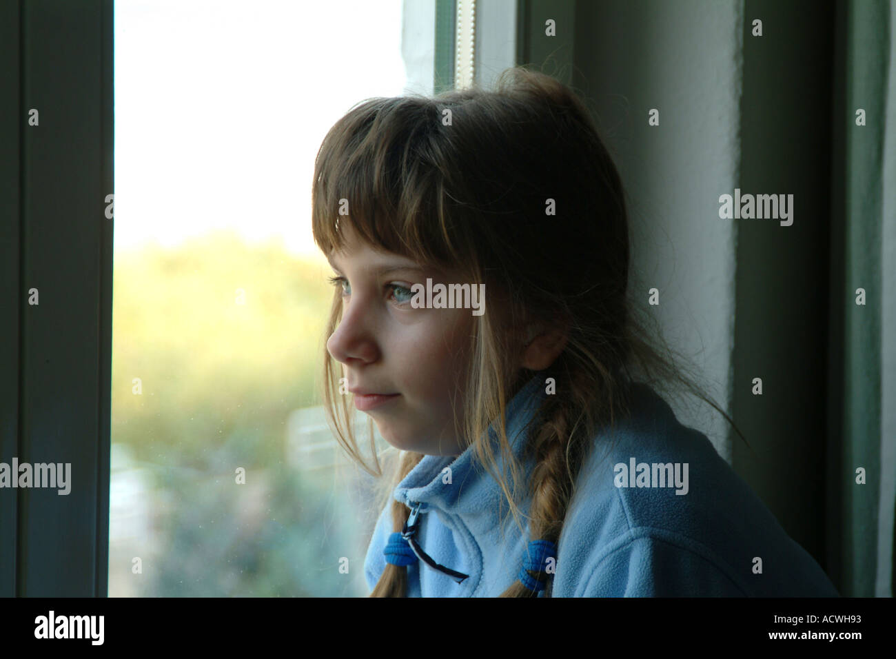girl at the window Stock Photo - Alamy