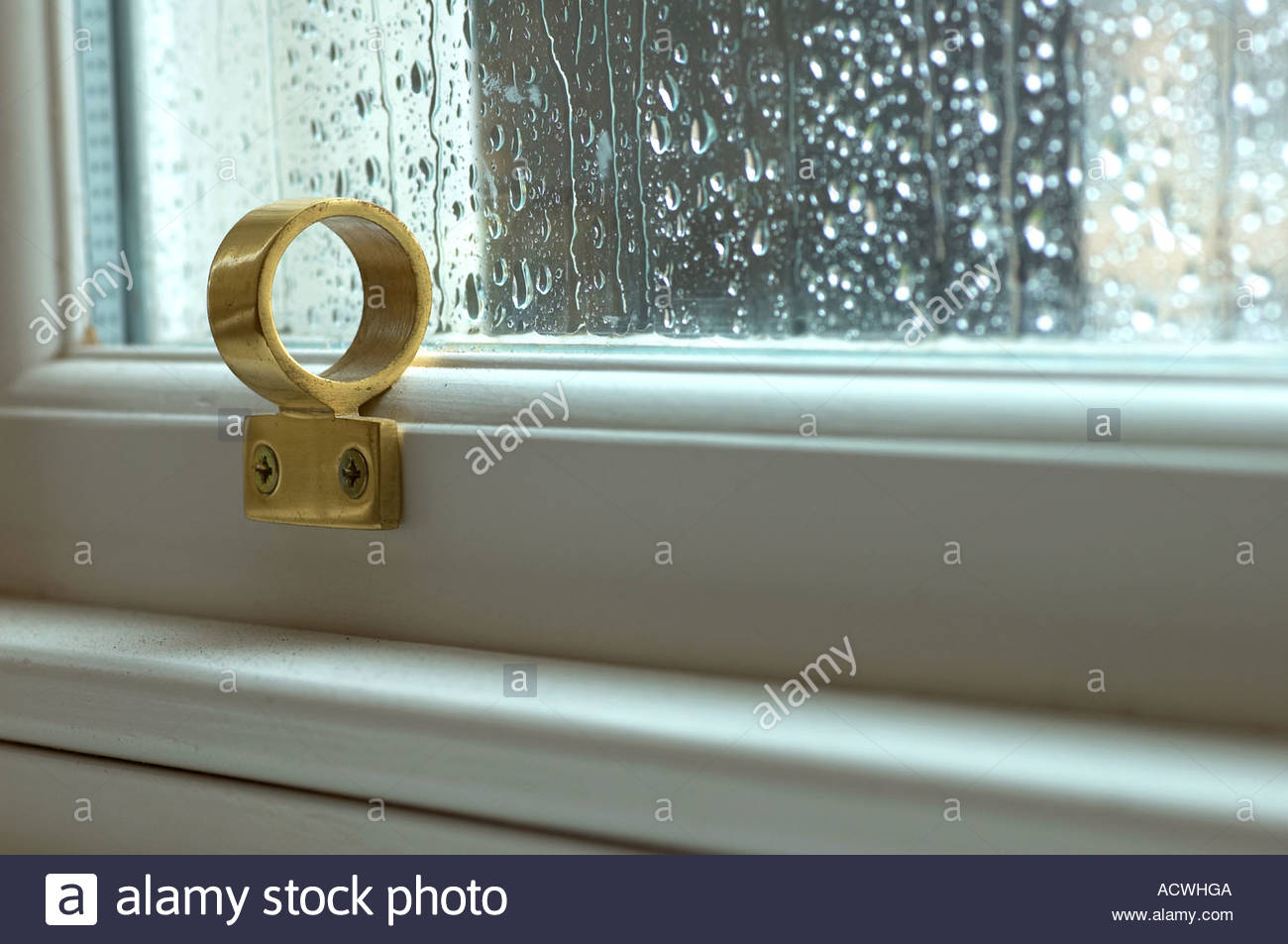 A sash window frame Stock Photo - Alamy