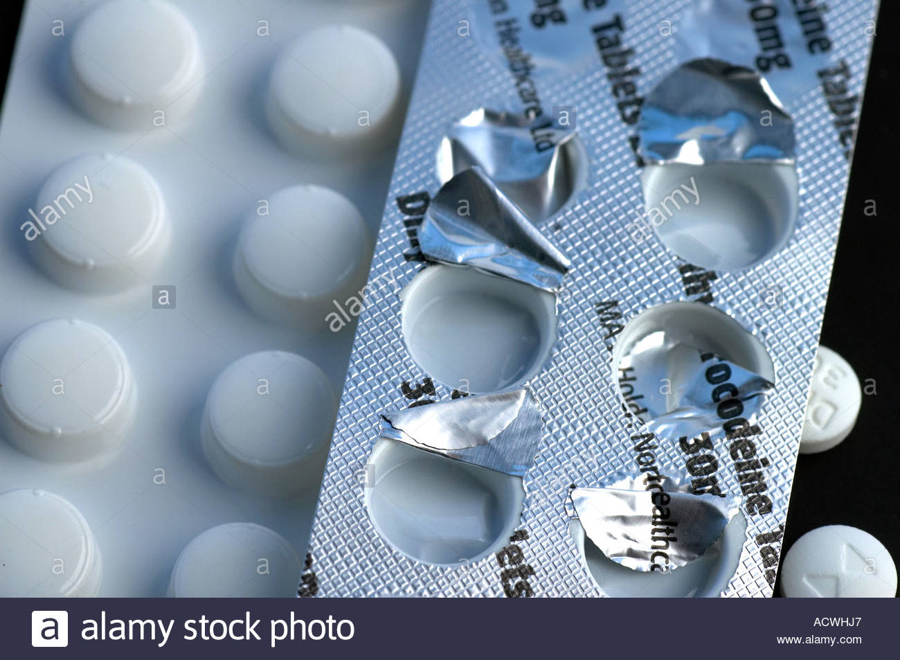 Codeine painkillers pills pill hi-res stock photography and images - Alamy