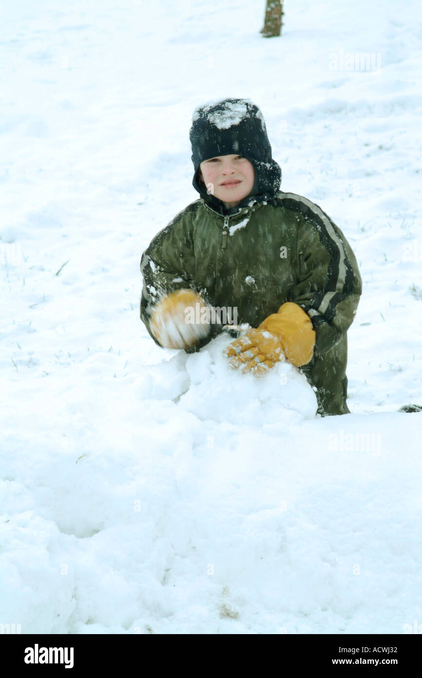 children in the snow Stock Photo - Alamy
