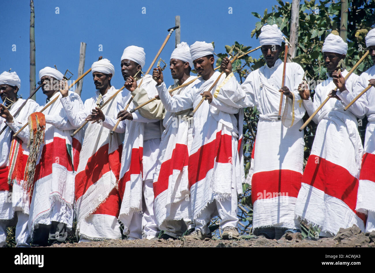 Timkat Festival in Lalibela Ethiopia Stock Photo - Alamy