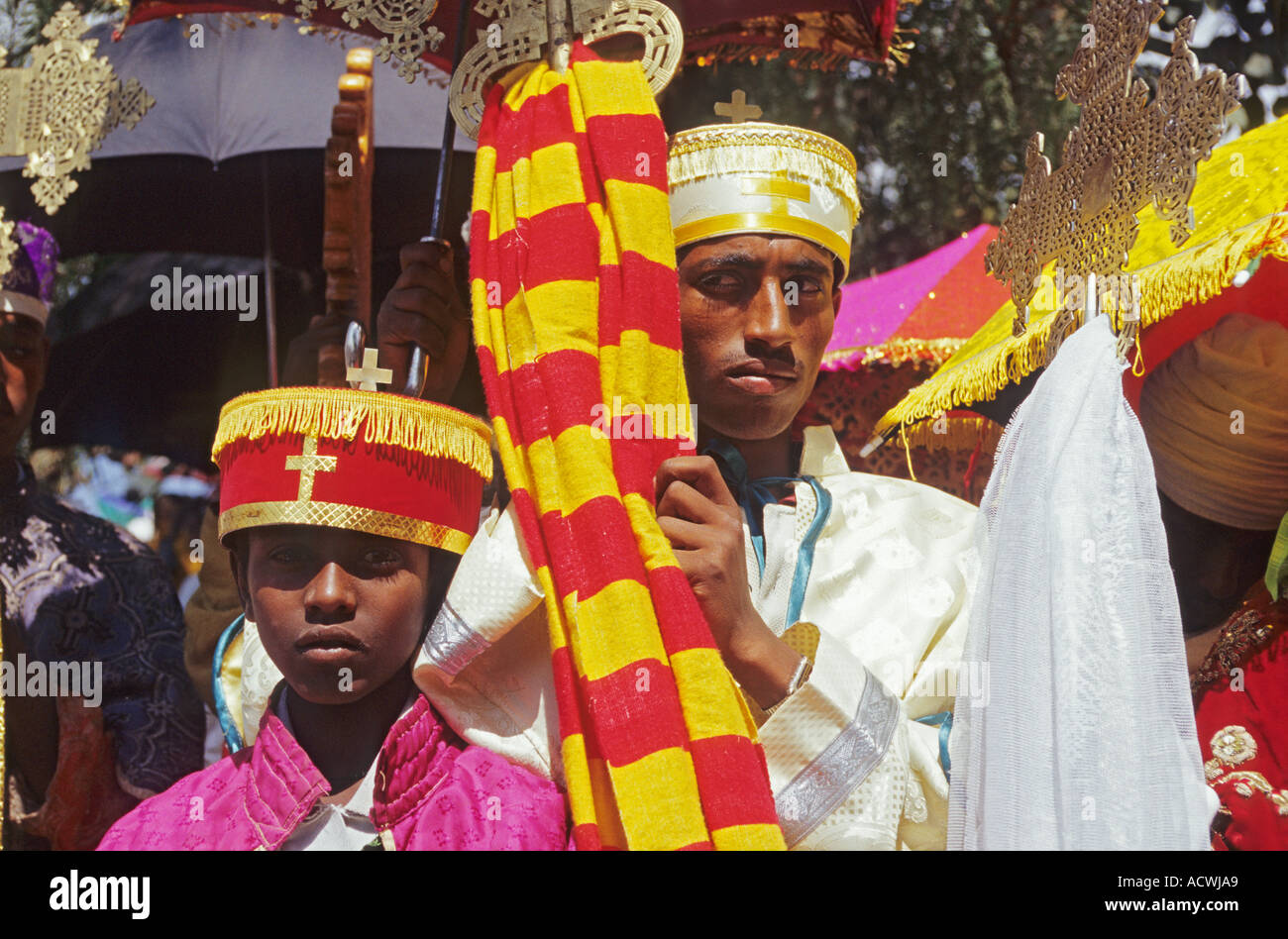 Timkat Festival in Lalibela Ethiopia Stock Photo - Alamy