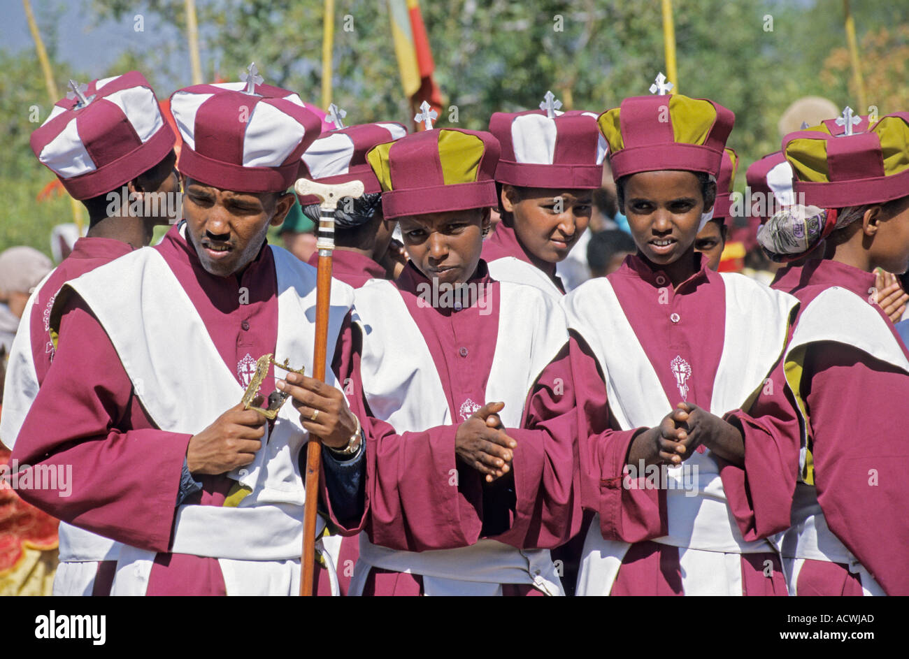 Timkat Festival in Lalibela Ethiopia Stock Photo - Alamy