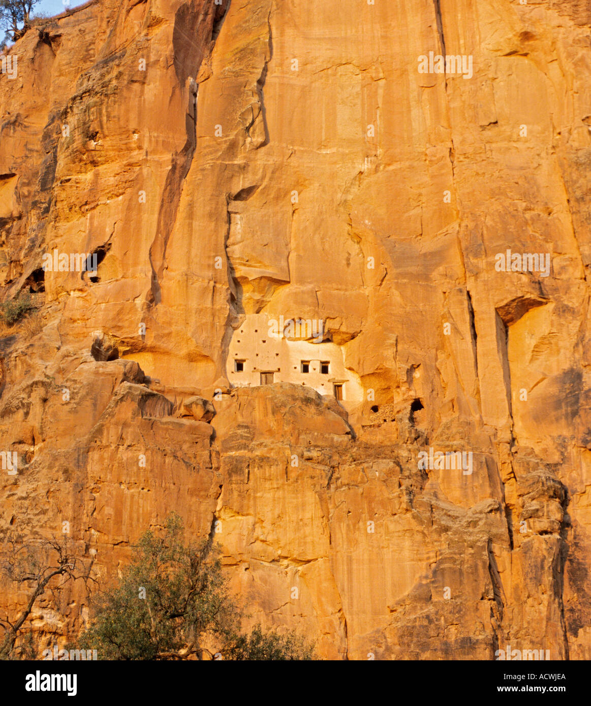church on the rock in the Gheralta district North Ethiopia Stock Photo ...