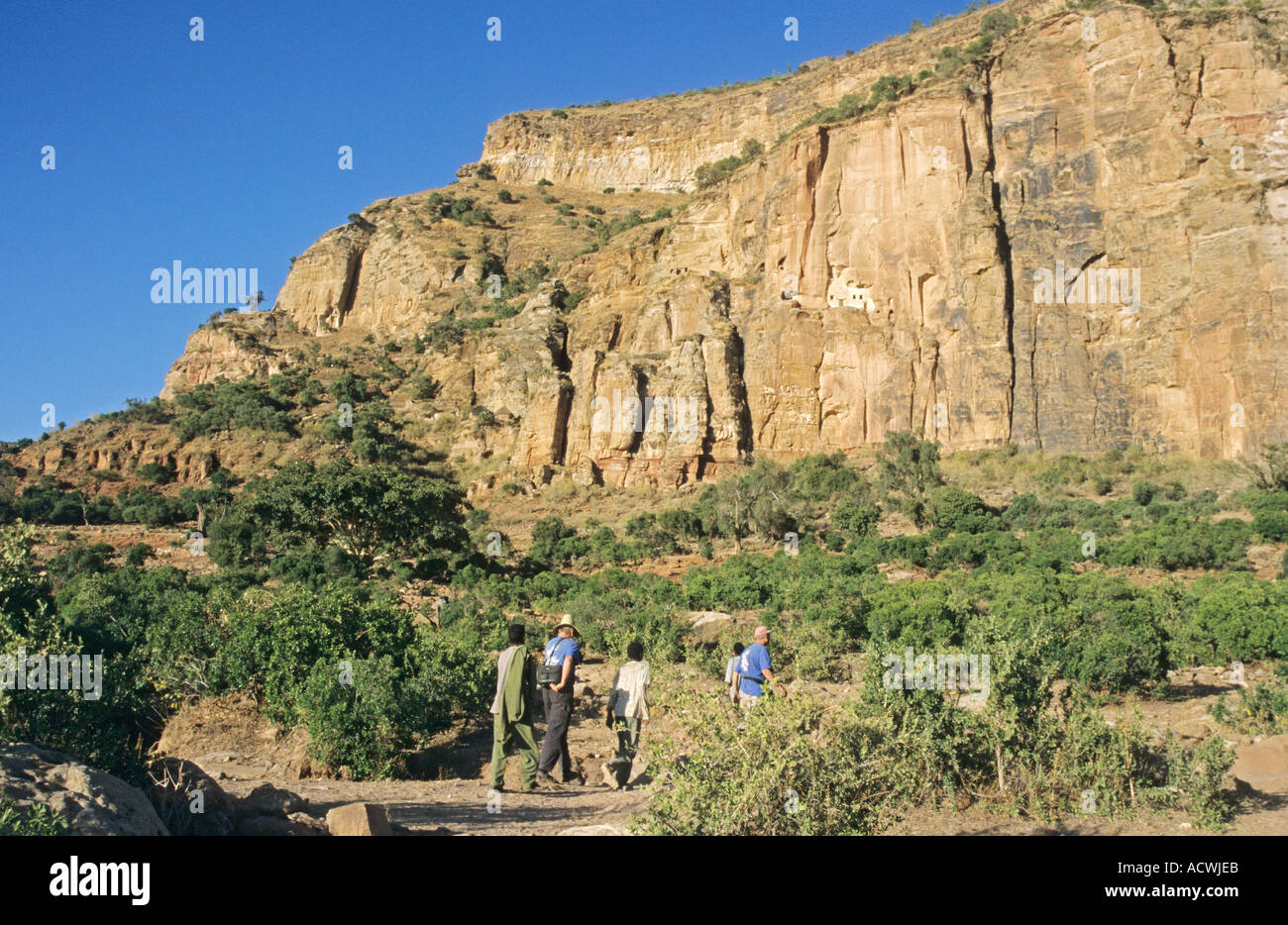 church on the rock in the Gheralta district North Ethiopia Stock Photo ...