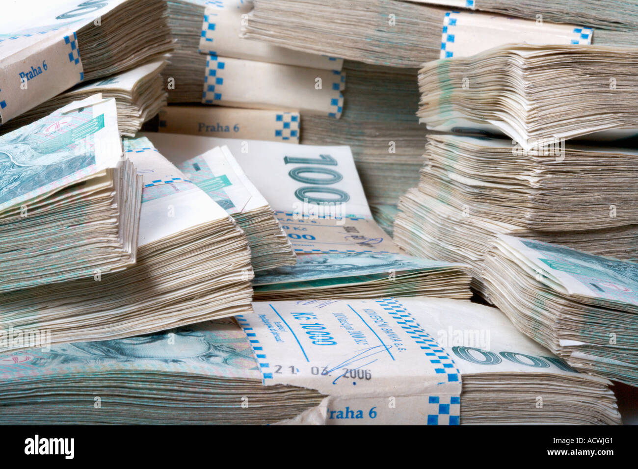 Korunas banknotes hi-res stock photography and images - Alamy