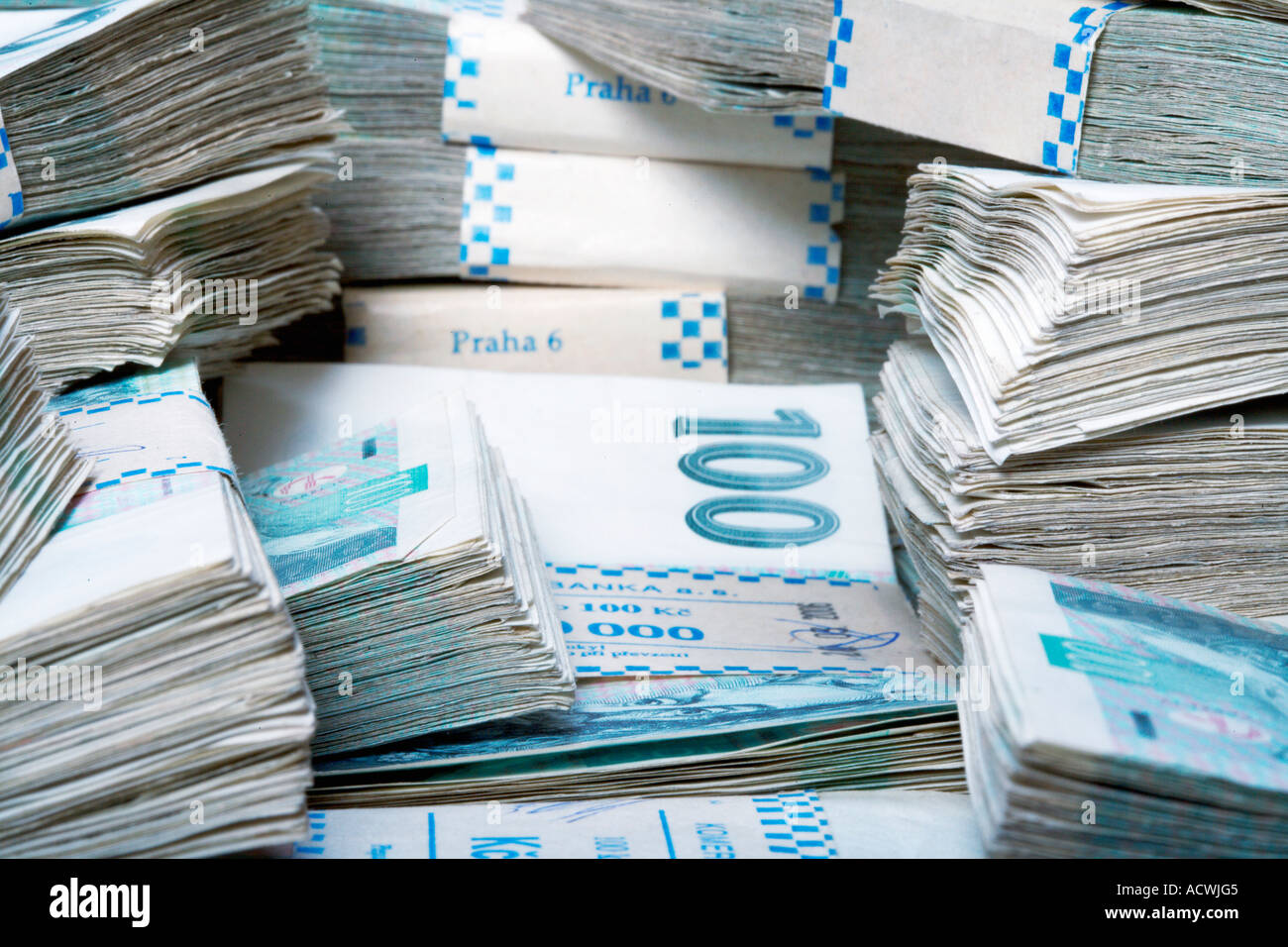 Korunas banknotes hi-res stock photography and images - Alamy