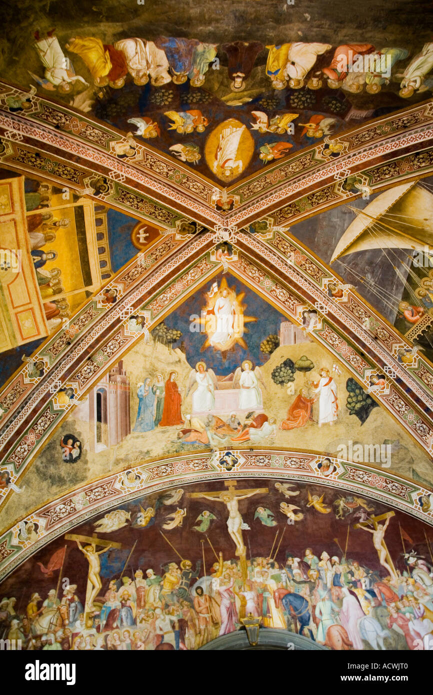 Florence Santa Maria Novella Spanish Chapel ceiling and crucifixion of ...