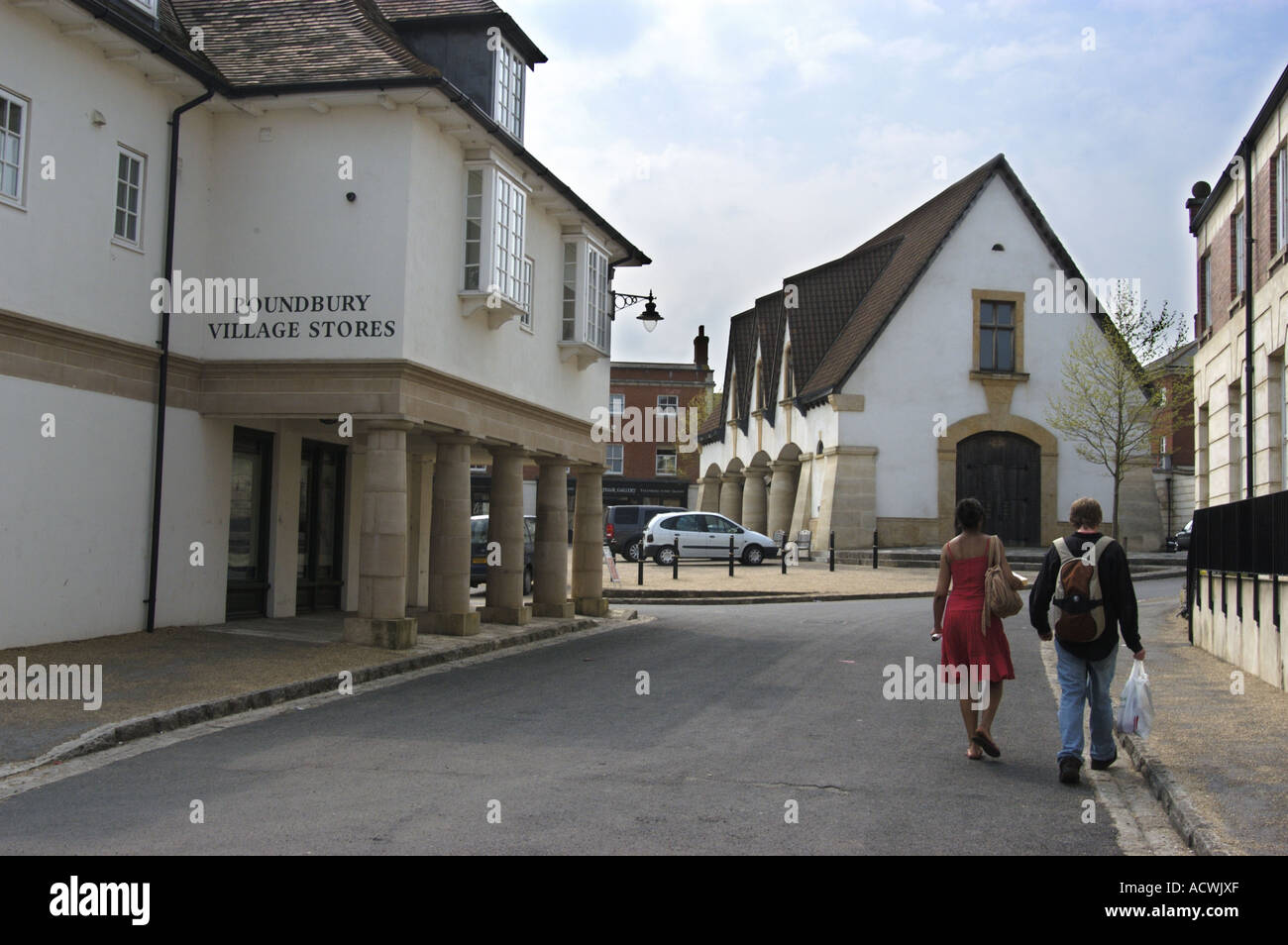 Poundbury Village near Dorchester in Dorset Modern village built on ...