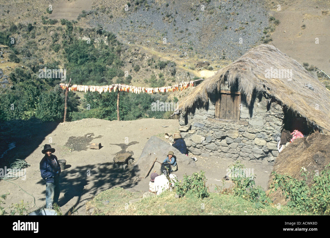 Living Conditins in Peru Stock Photo - Alamy