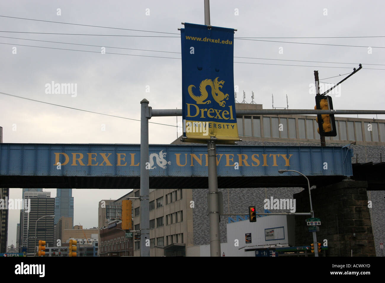 Drexel University on Market Street Philadelphia Pennsylvania USA Stock ...