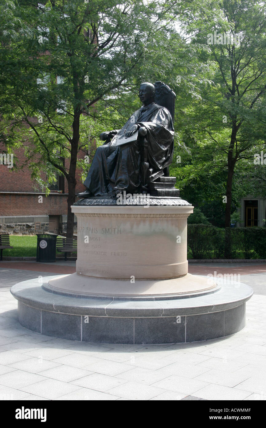 Sculpture of Edgar Fahs Smith Provost University of Pennsylvania ...