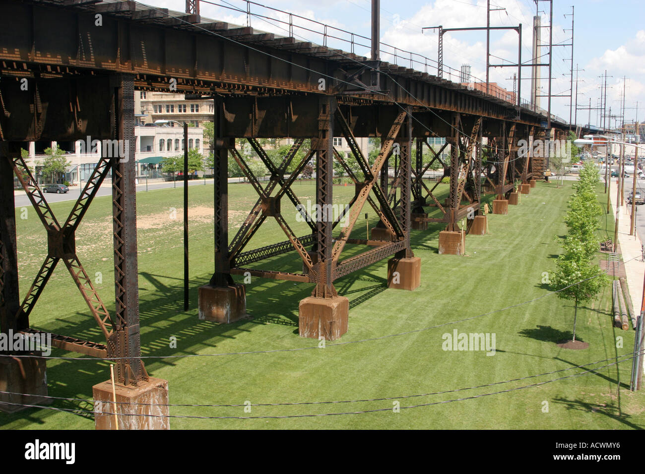 Raised iron railway hi-res stock photography and images - Alamy