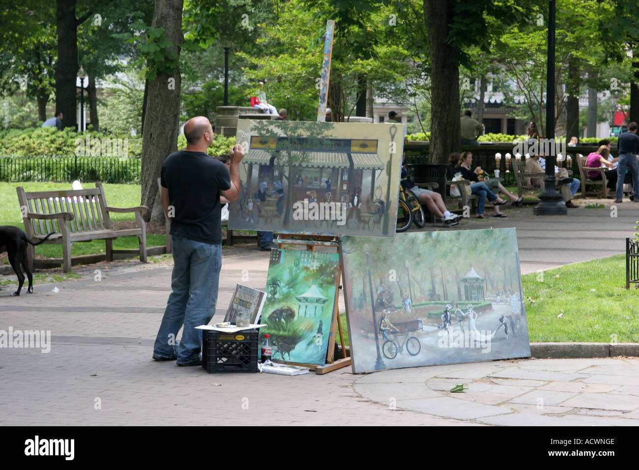 Rittenhouse Square Philadelphia Pennsylvania USA Stock Photo - Alamy