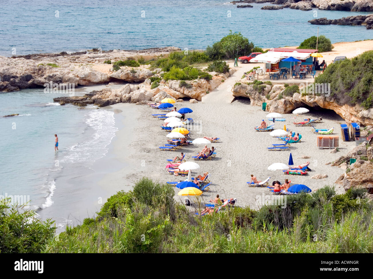 Gradakia Beach, Lassi, Kefalonia, Greece Stock Photo - Alamy