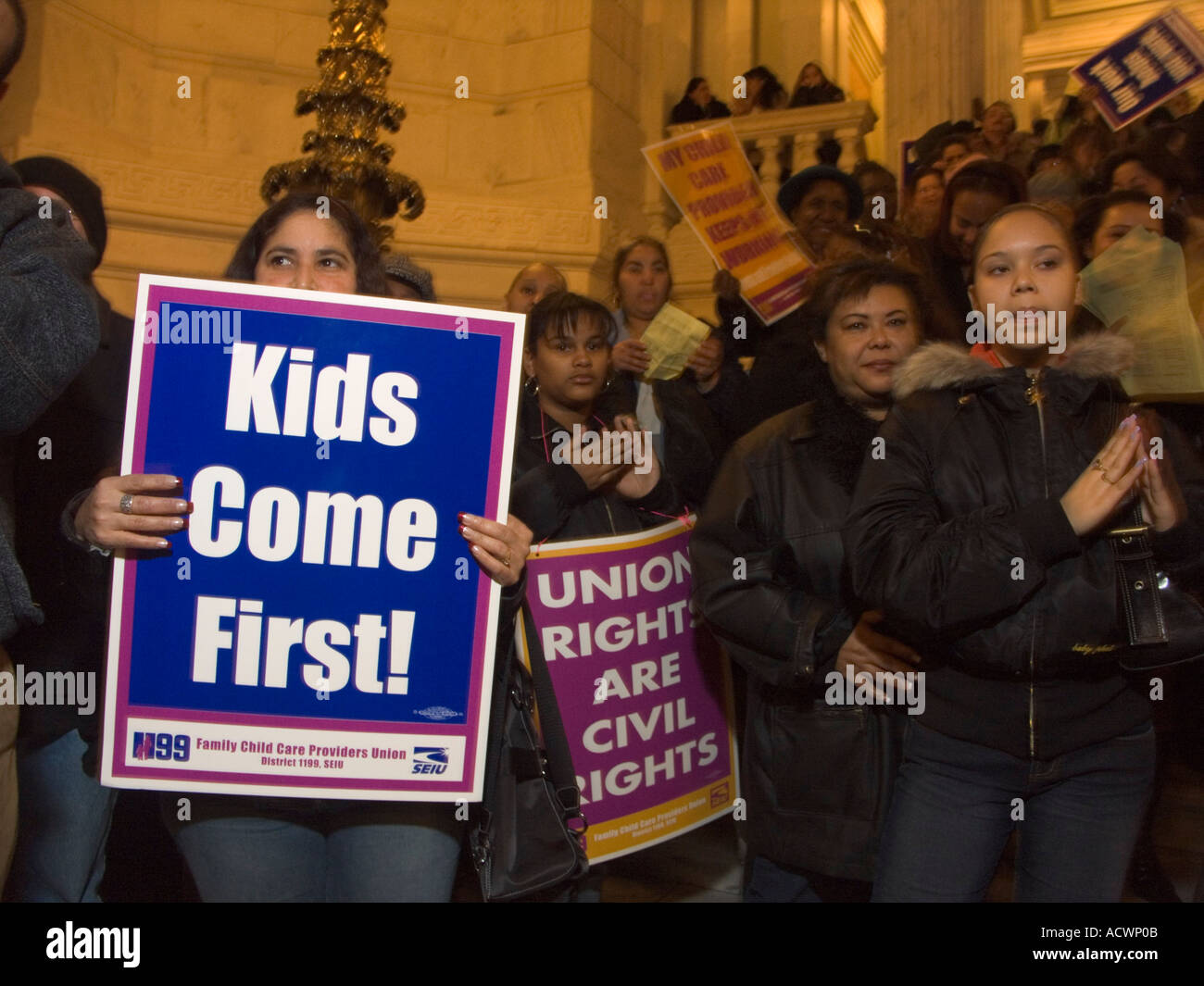 Child labor protest hi-res stock photography and images - Alamy