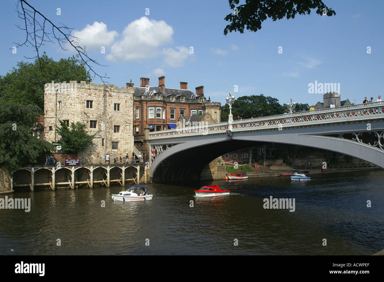 Lendal Bridge York North Yorkshire England UK Europe United Kingdom GB ...