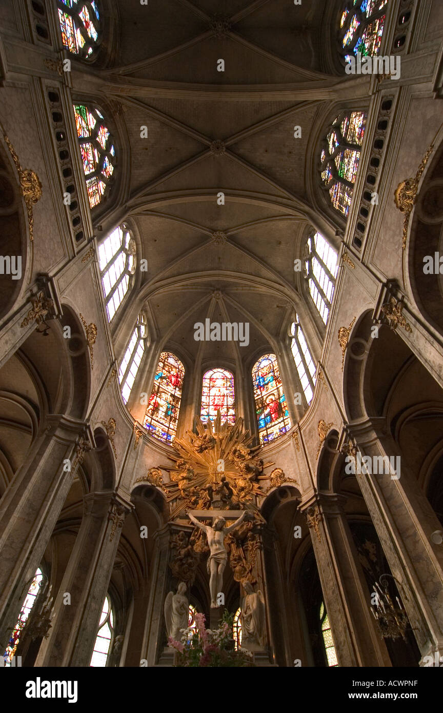 Church of Saint Merri Paris France Stock Photo - Alamy