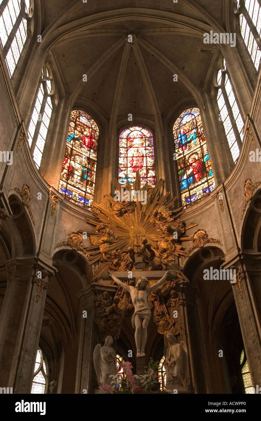 Church of Saint Merri Paris France Stock Photo - Alamy