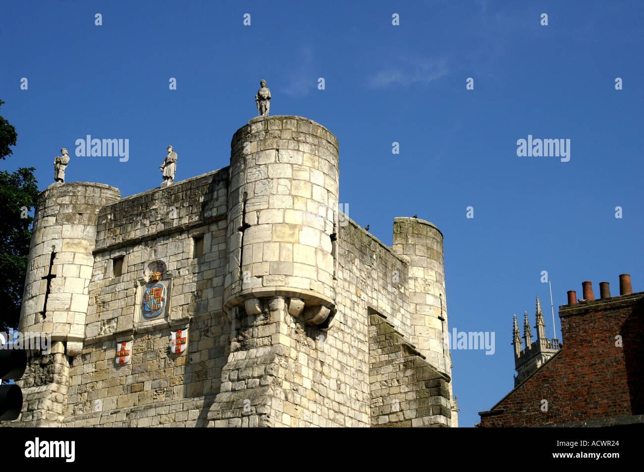 Bootham Bar York City Walls North Yorkshire England UK Europe United ...