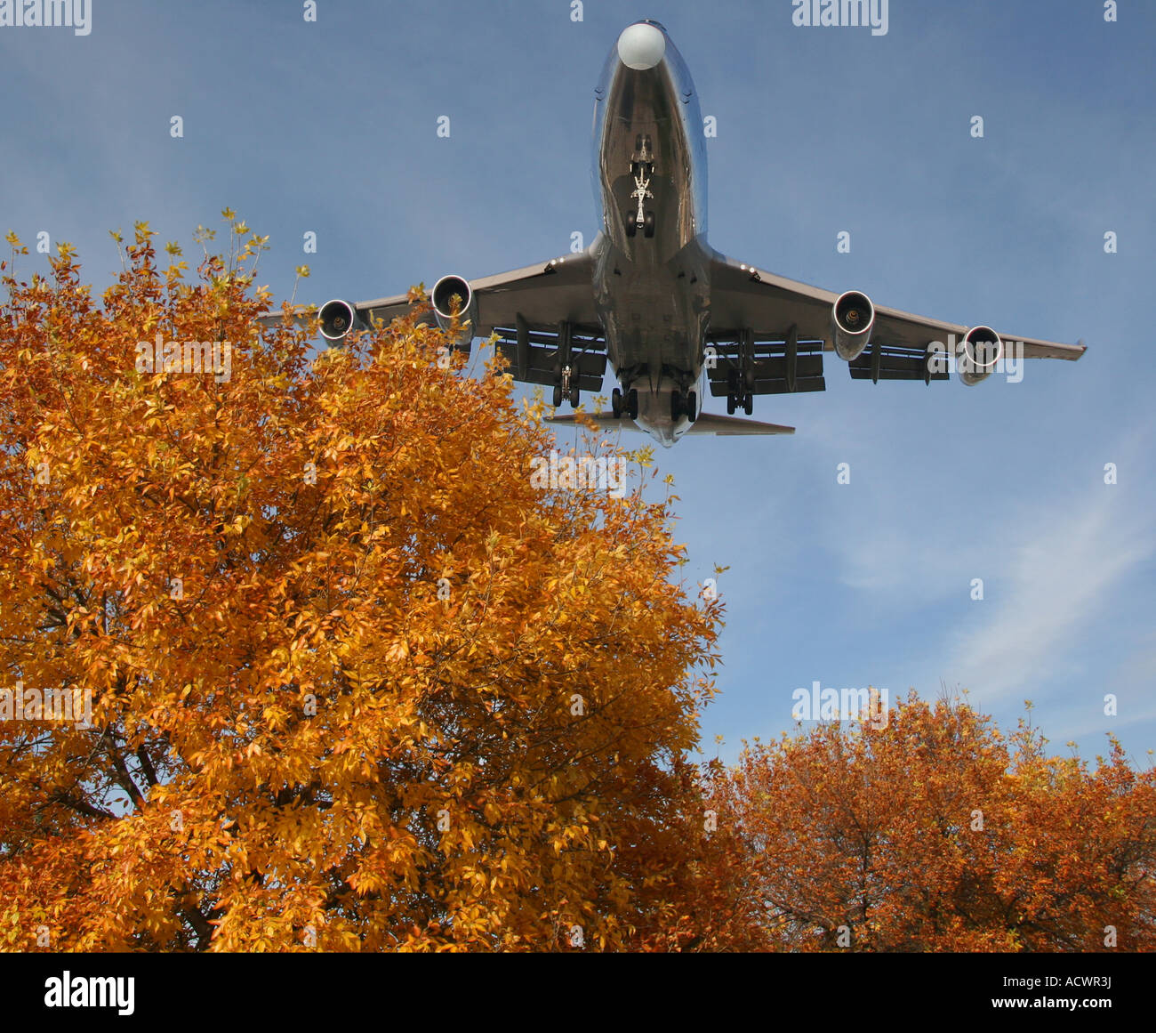 Airplane Fall Landing Stock Photo - Alamy