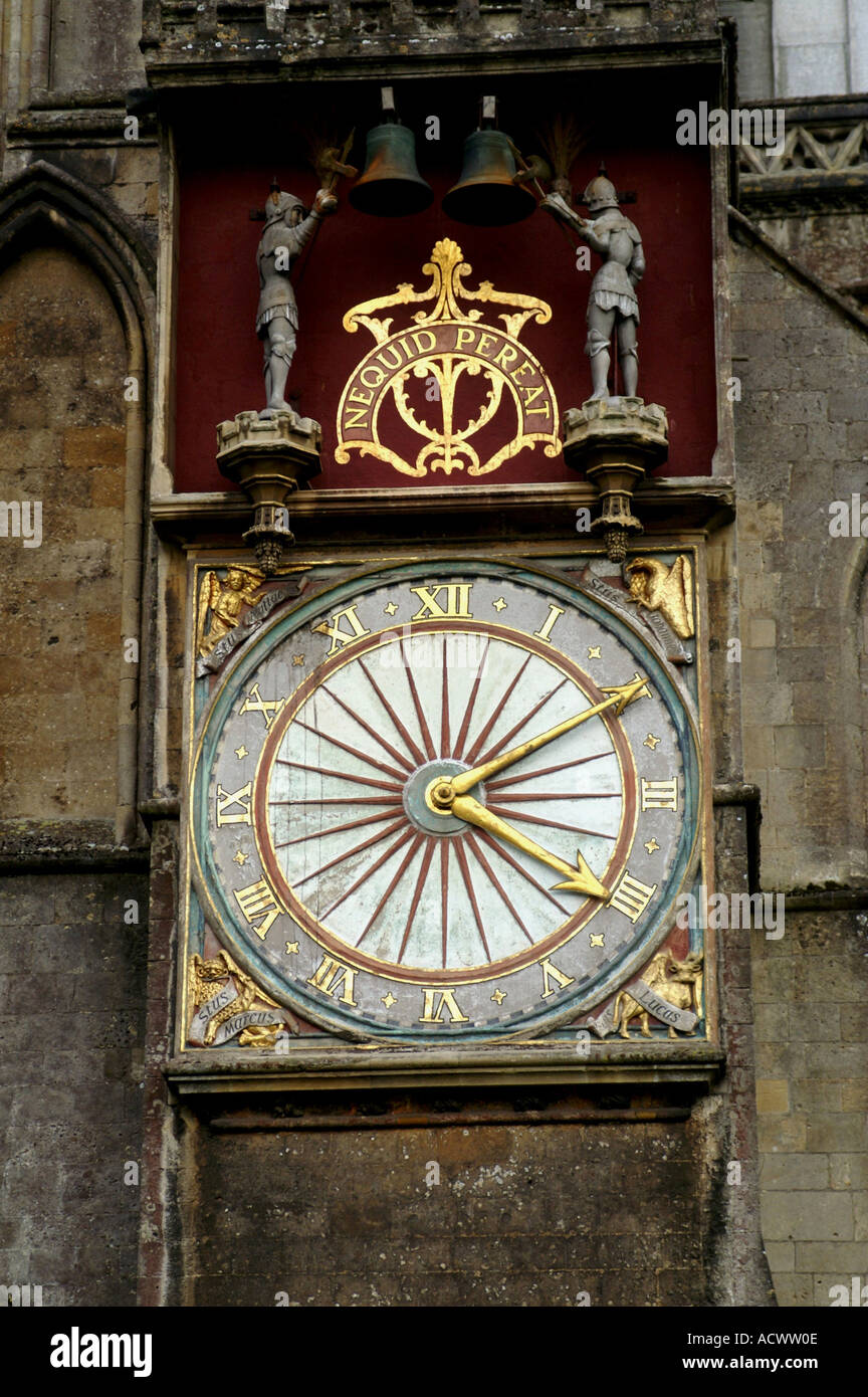 Wells Cathedral Clock High Resolution Stock Photography and Images - Alamy