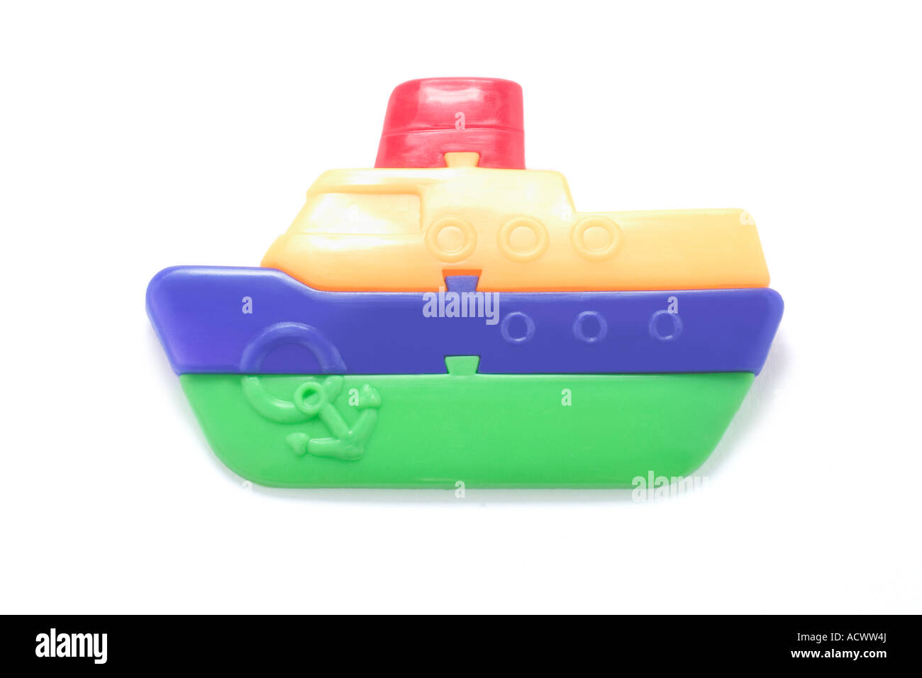 Plastic Toy Ship Stock Photo - Alamy