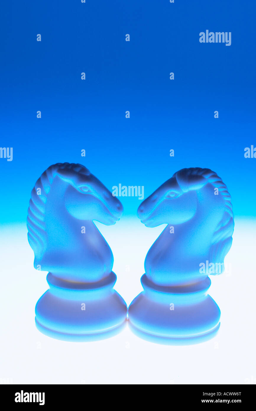 Knight Chess Pieces Stock Photo - Alamy