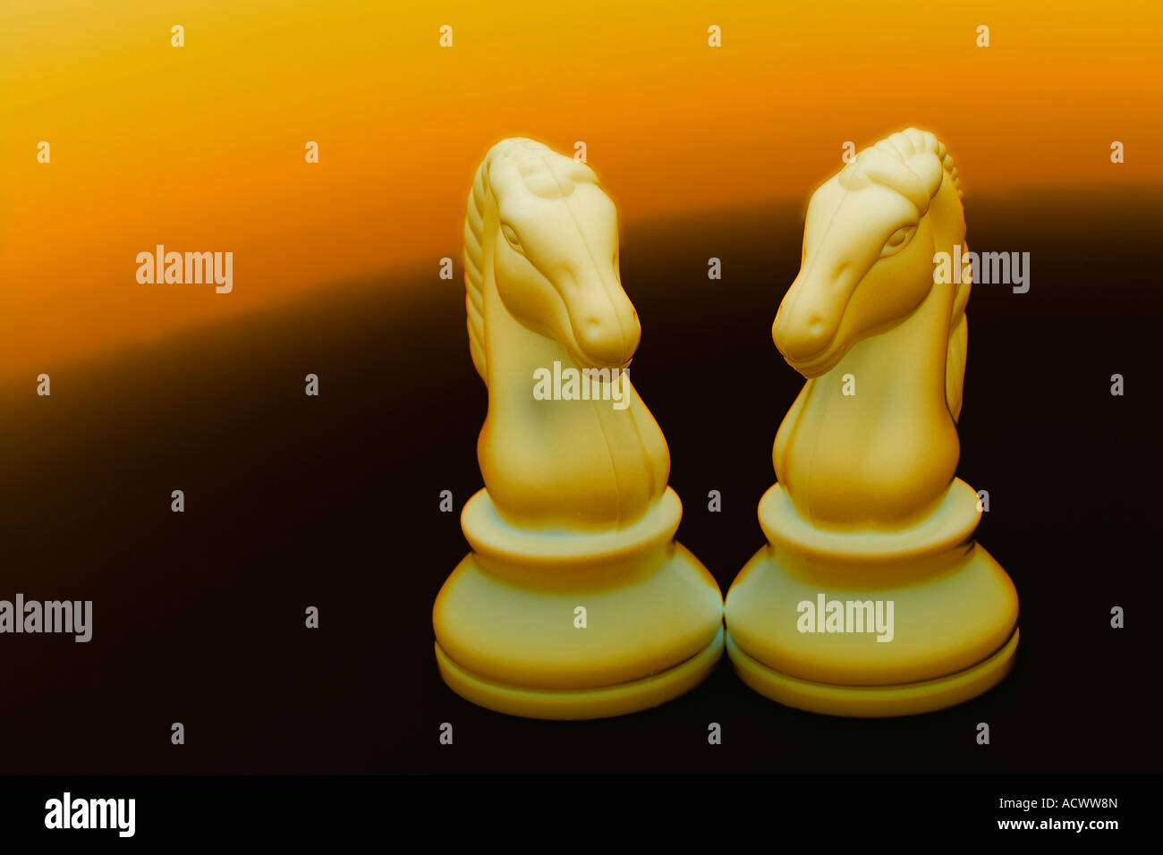 Knight Chess Pieces Stock Photo - Alamy